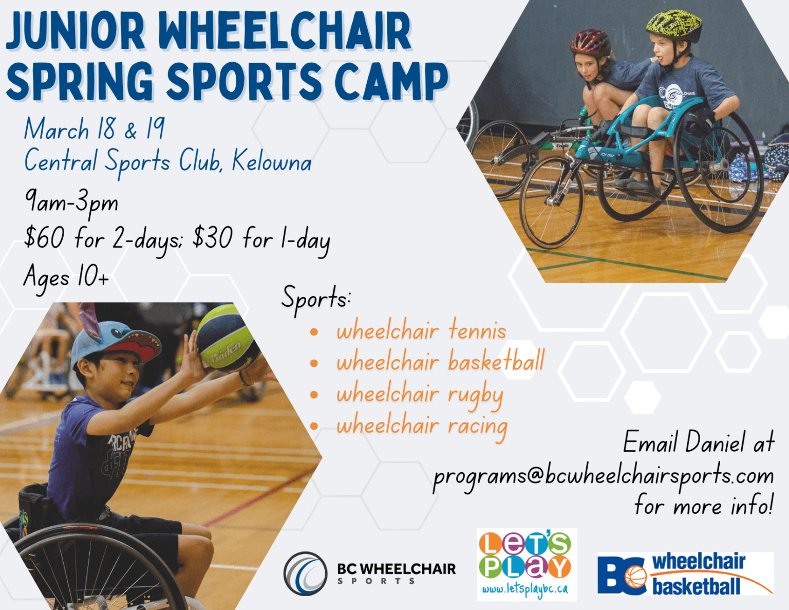 Spring Break Junior Sports Camp | BC Wheelchair Sports Association